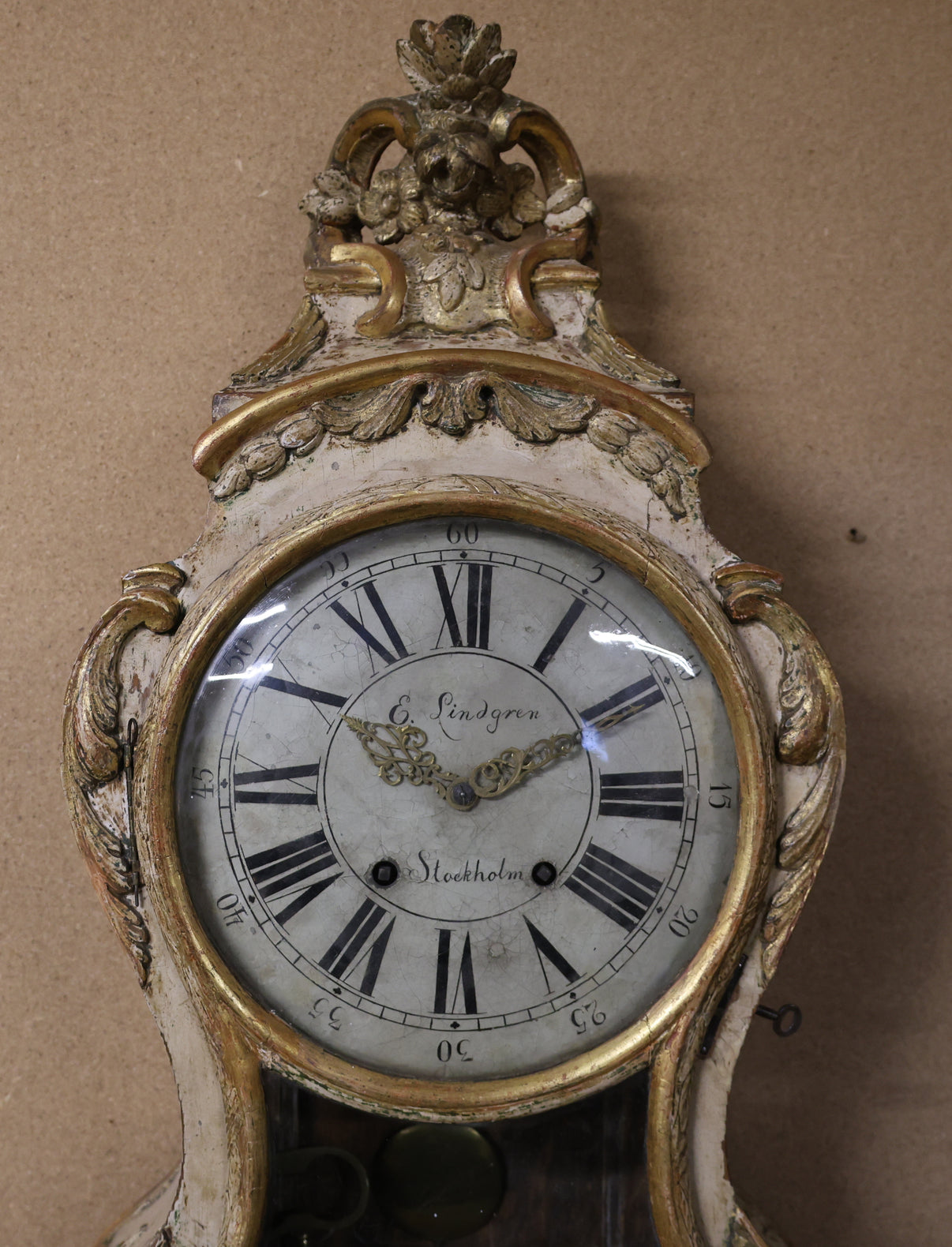 18th Century Rococo Console Clock – Napoleon Antique & Art