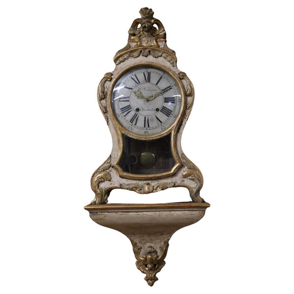 18th Century Rococo Console Clock – Napoleon Antique & Art